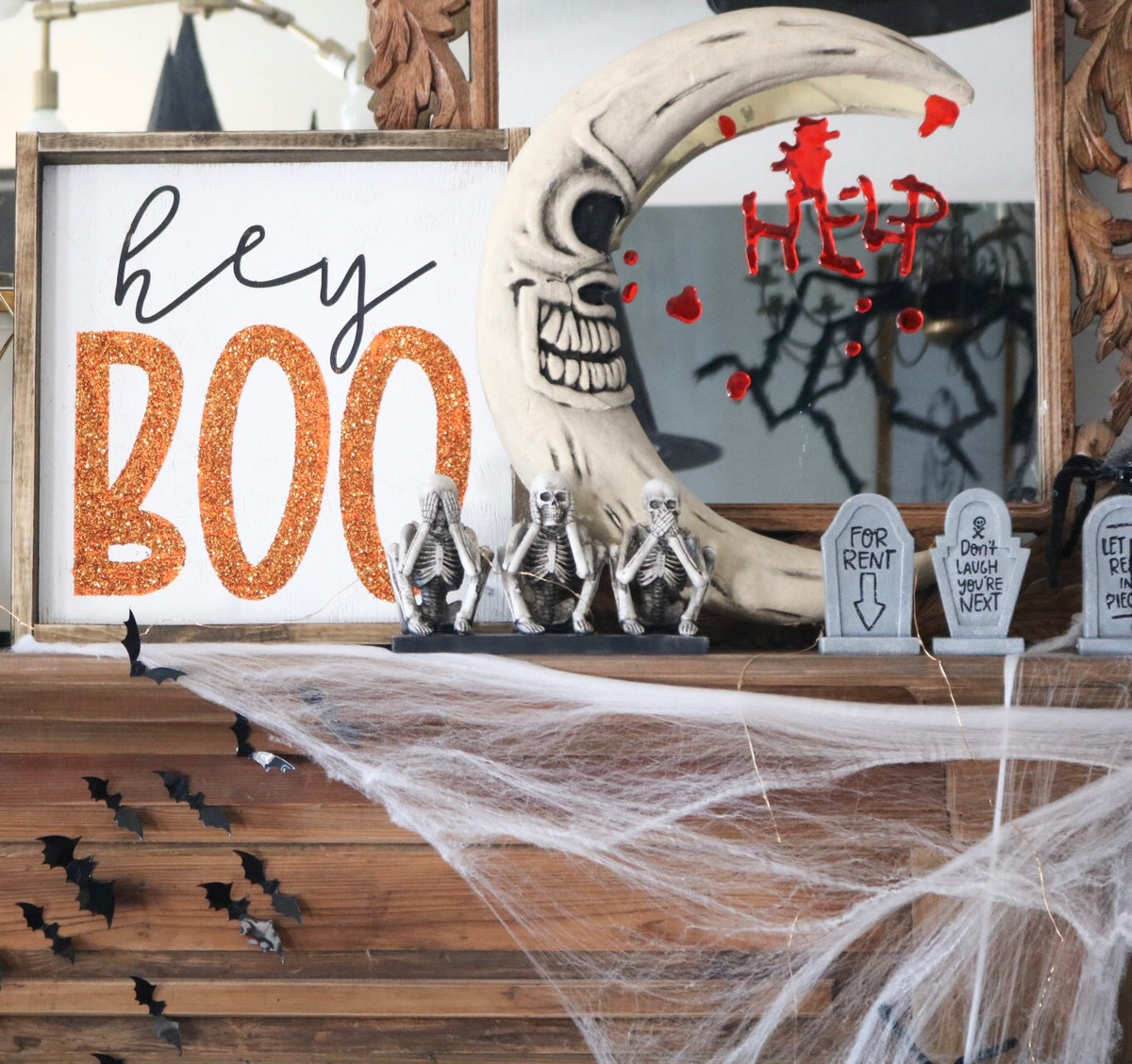 Hey Boo - Halloween Sign – JaxnBlvd