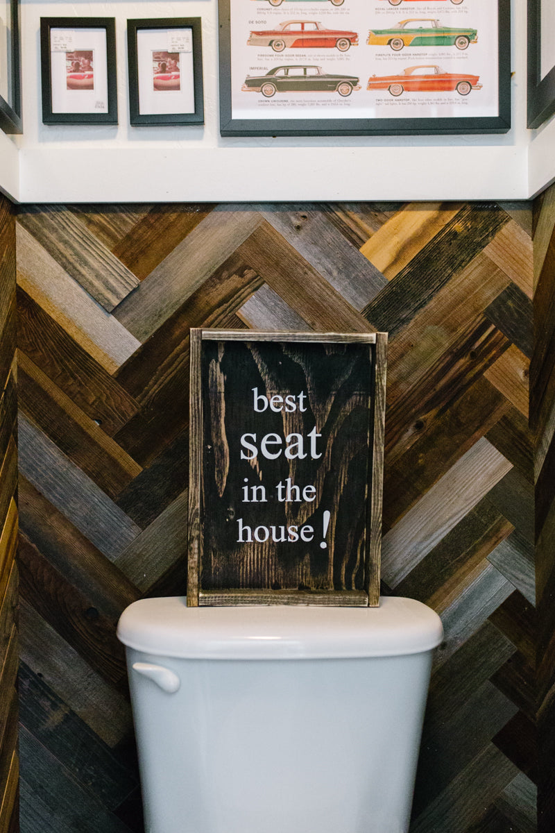 Best Seat In The House - Wood Sign – JaxnBlvd