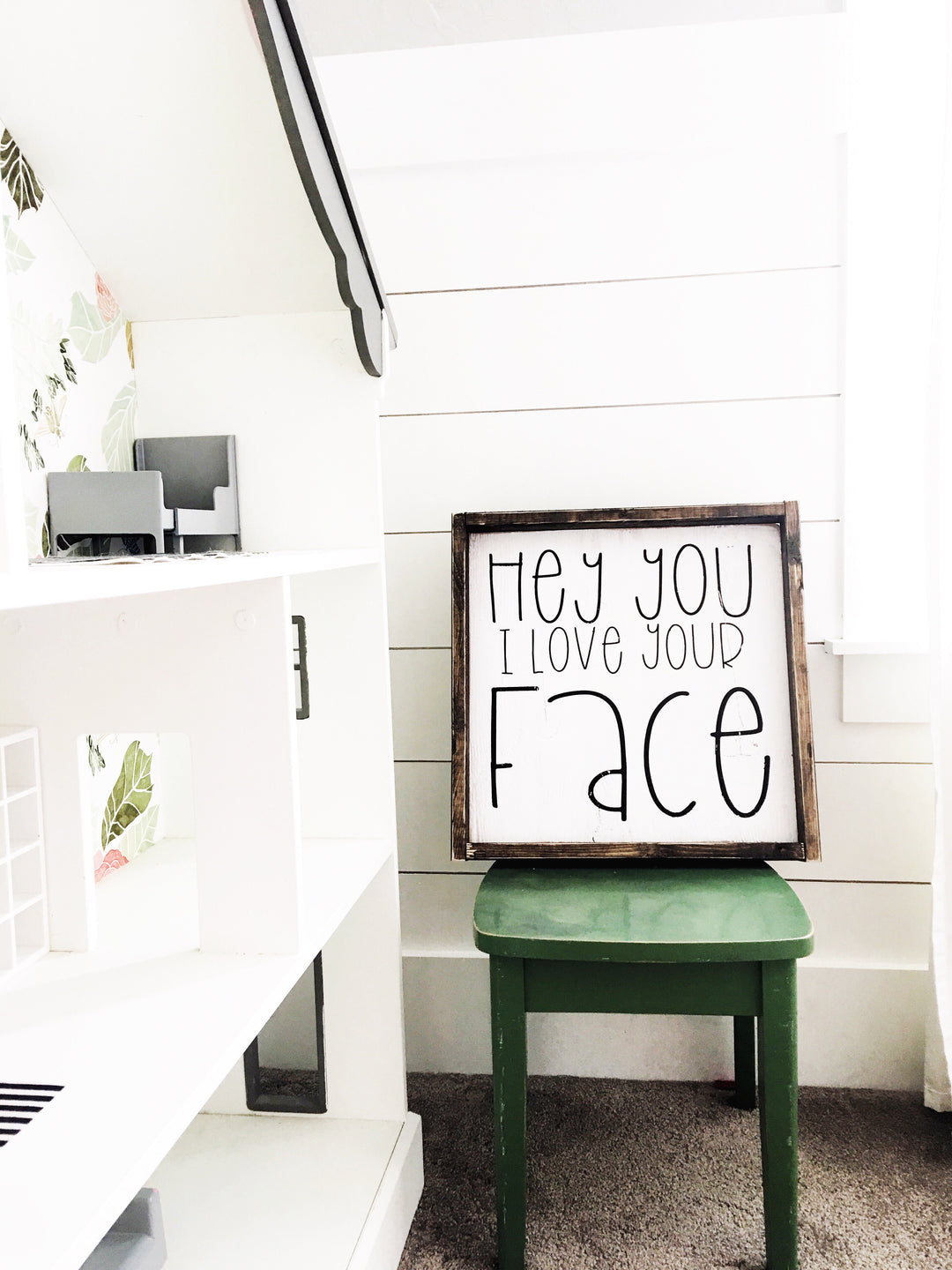 I Love Your Face Wood Sign – JaxnBlvd