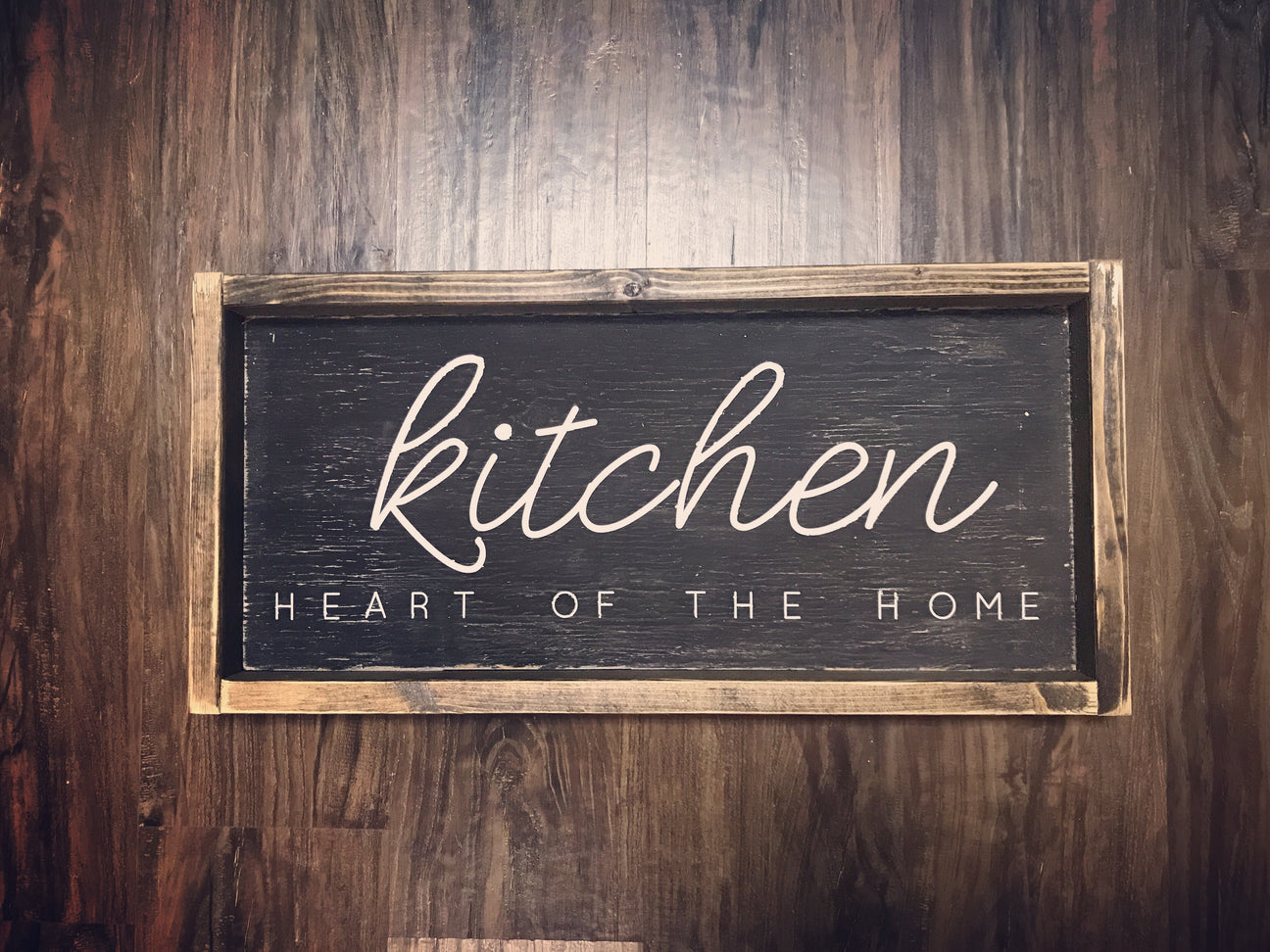 Kitchen Heart Of The Home Wood Sign – JaxnBlvd