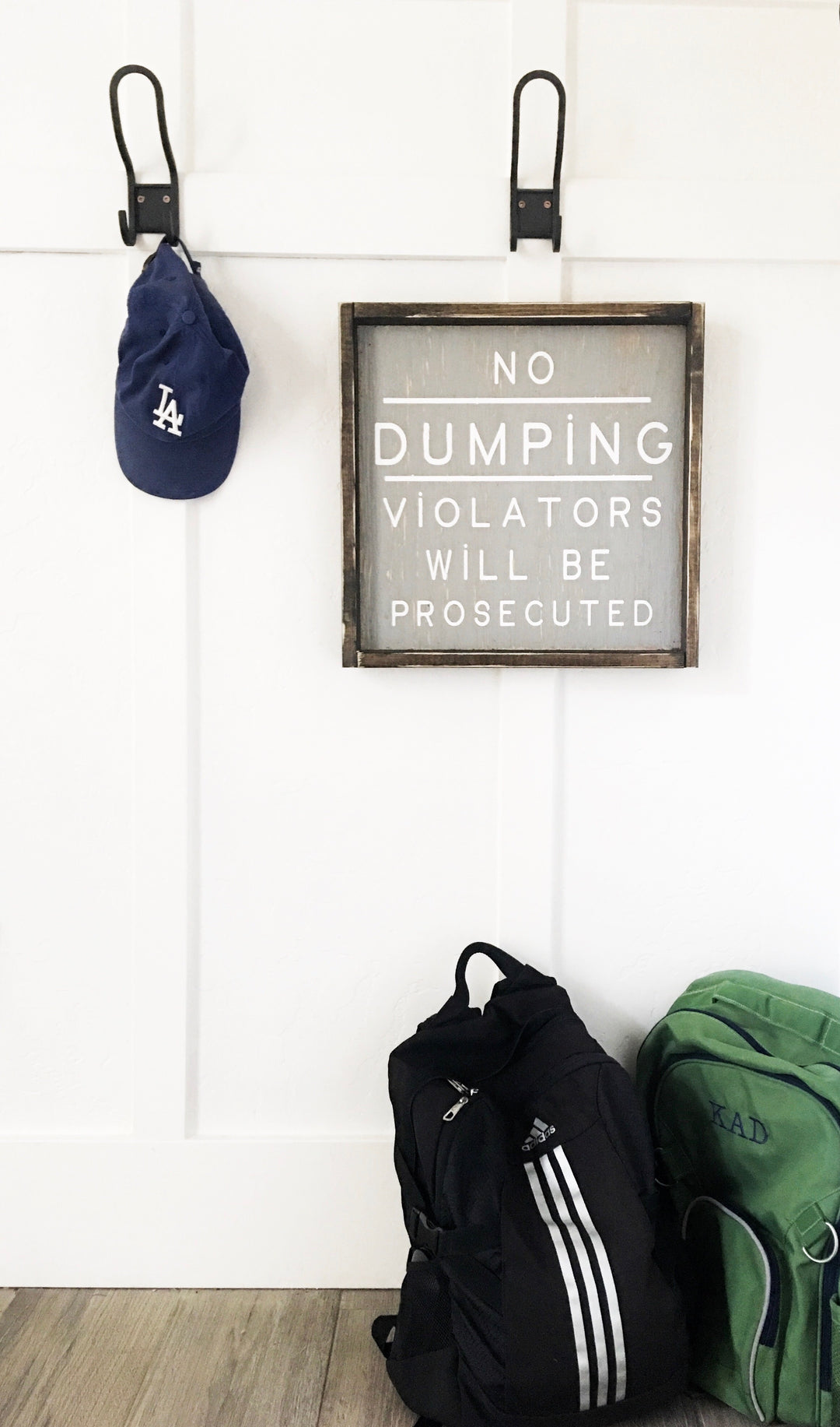 No Dumping- Wood Sign – JaxnBlvd